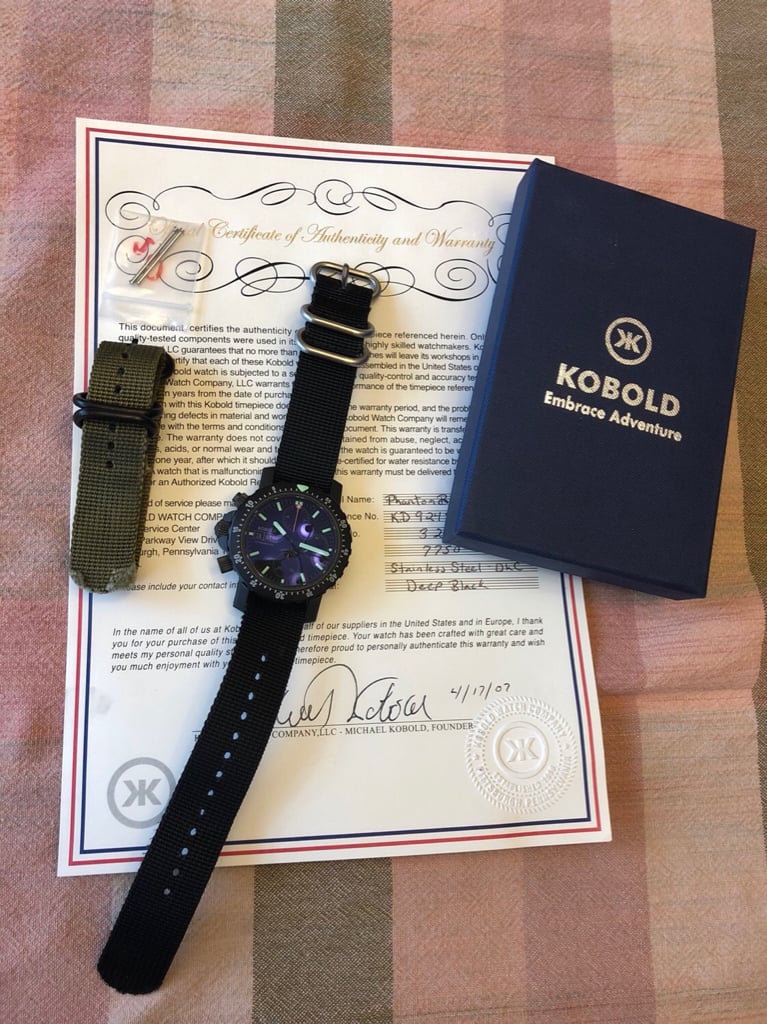 Kobold Phantom Black Ops for sale | WatchUSeek Watch Forums