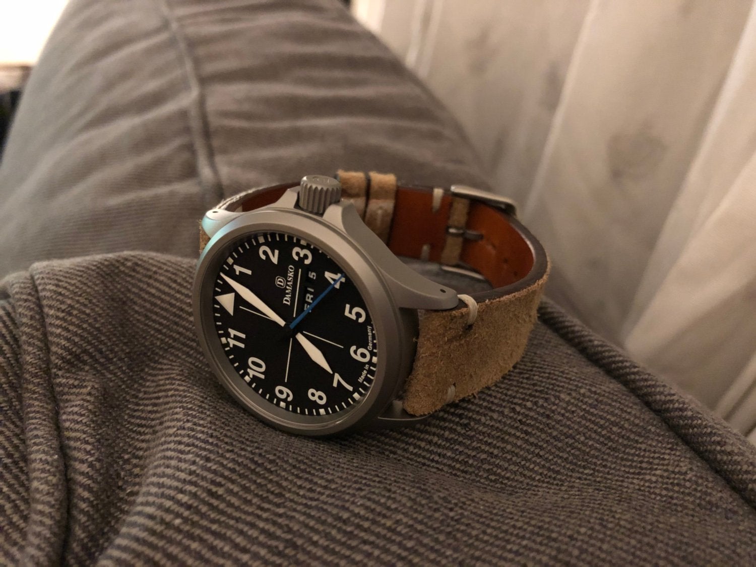 Damasko DA38 black on brown leather strap? | WatchUSeek Watch Forums