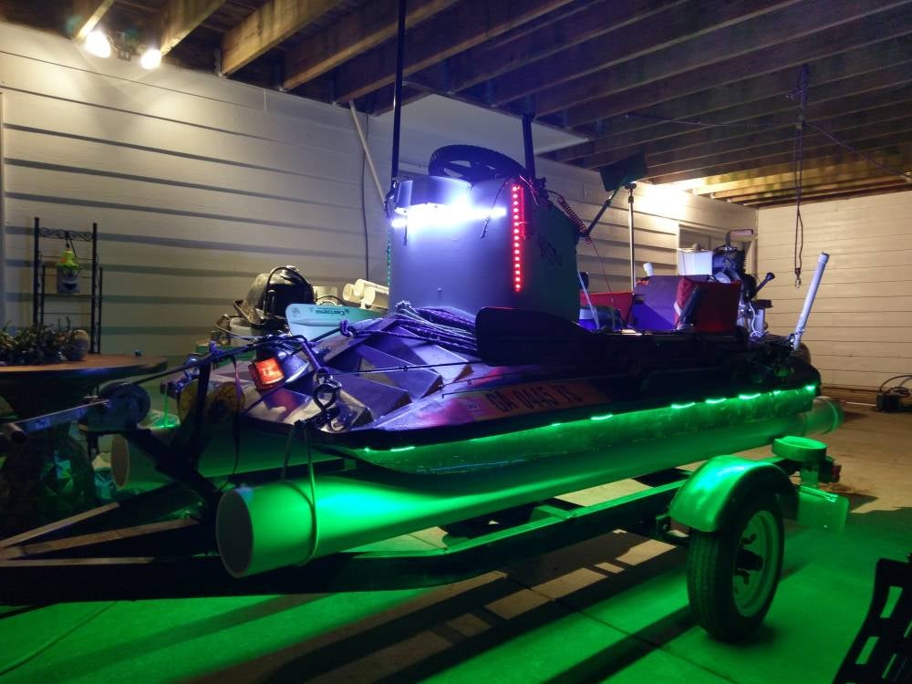 Beavertail Final Attack layout boat conversion to water jet | Duck ...