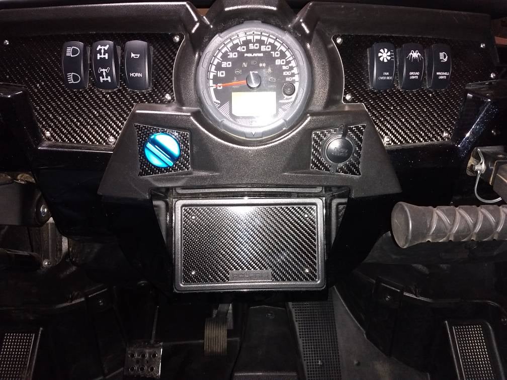 Carbon Fiber Dash Plates for new switches? | Polaris RZR Forum - RZR ...