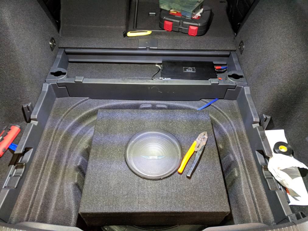 Alltrack Subwoofer Install | VW Vortex - Volkswagen Forum