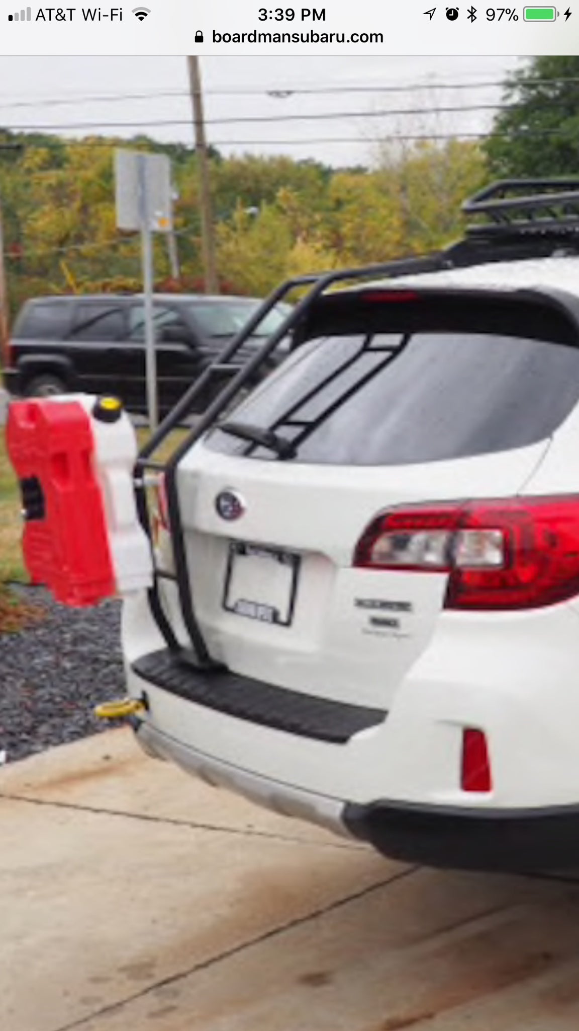 Rear lift gate ladder | Subaru Outback Forums