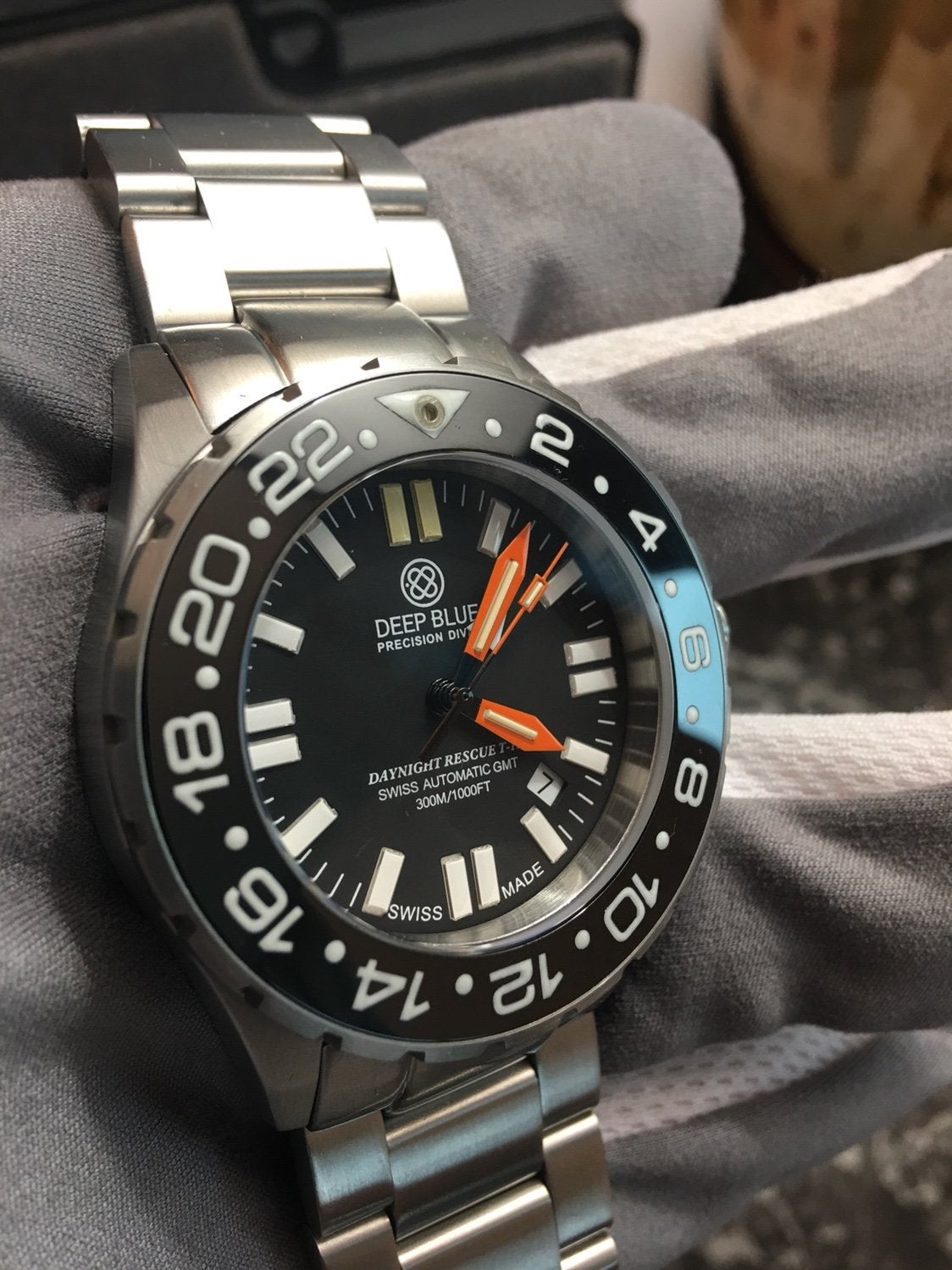 Deep Blue DayNight Rescue T-100 GMT | WatchUSeek Watch Forums