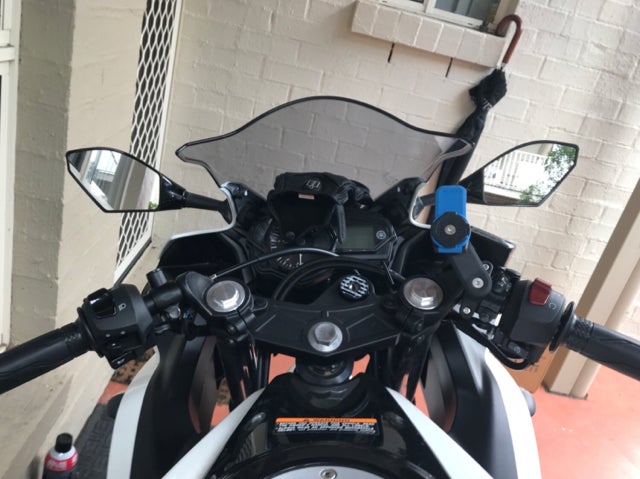 R3 Mirrors- anyone upgrade? | Yamaha R3 Forums