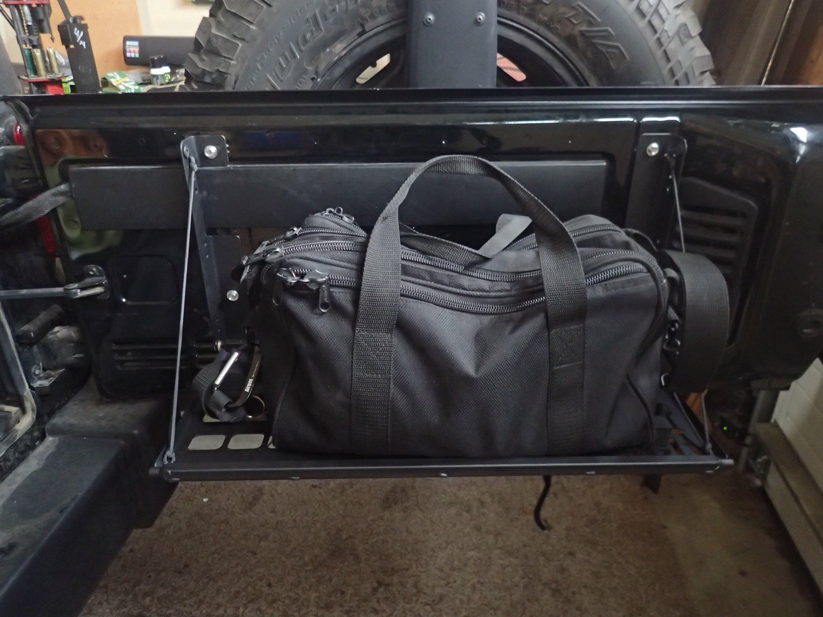 Rear Tailgate Storage BOUGHT OR DIY | Jeep Wrangler Forum