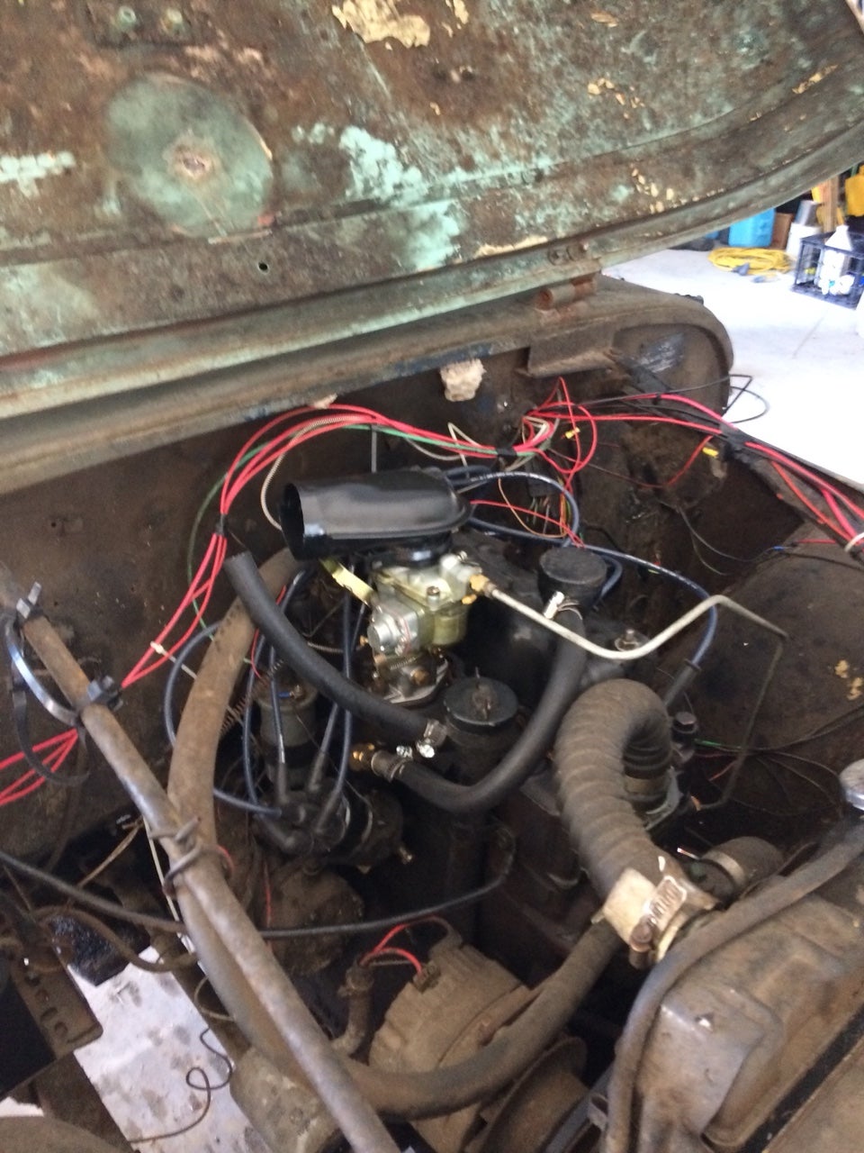 I M Rewiring An Old Jeep For A Neighbor Chevy Tri Five Forum