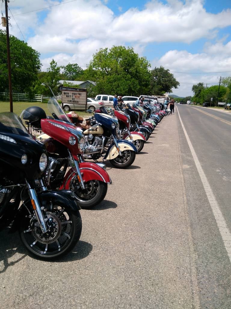 Indian Motorcycle Indians in the Texas Hill Country Rally | Indian ...