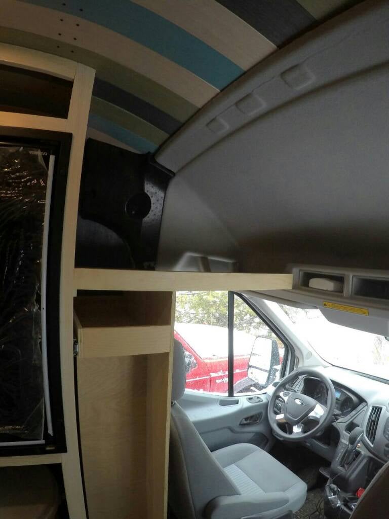 Over Cab Storage enlargement | Ford Transit USA Forum