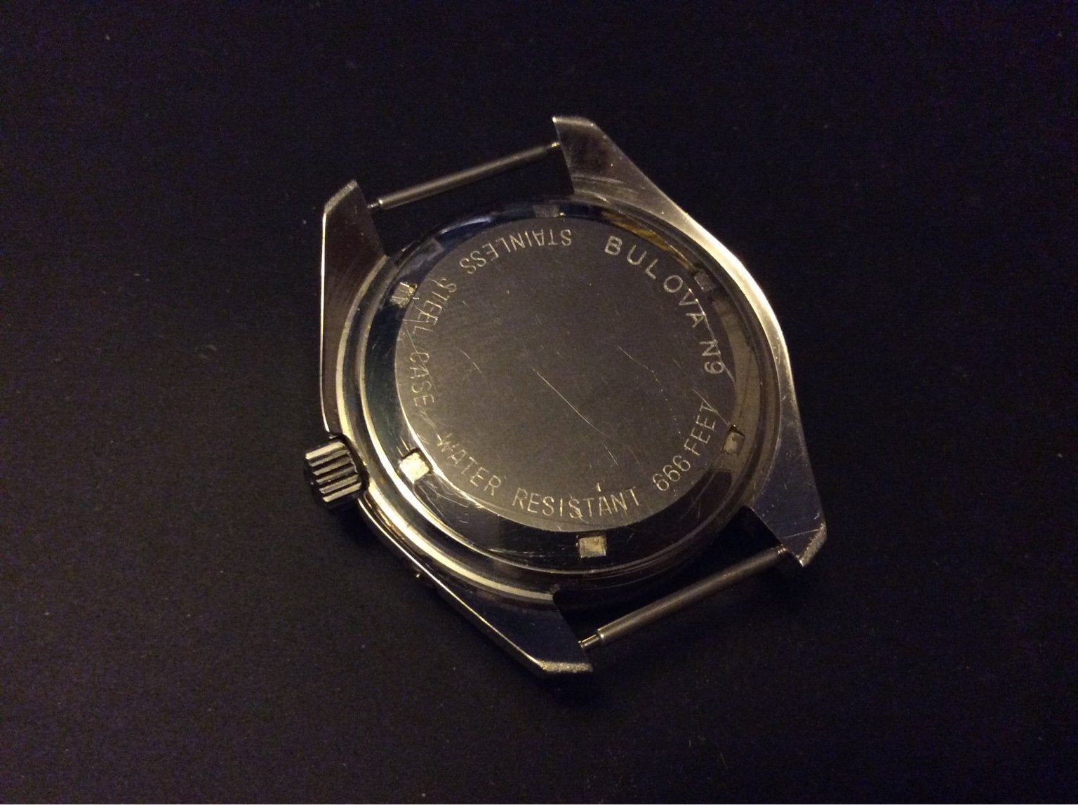 1979 Bulova N9 Accutron 666ft Dual Day Dive Watch Devil Diver ...