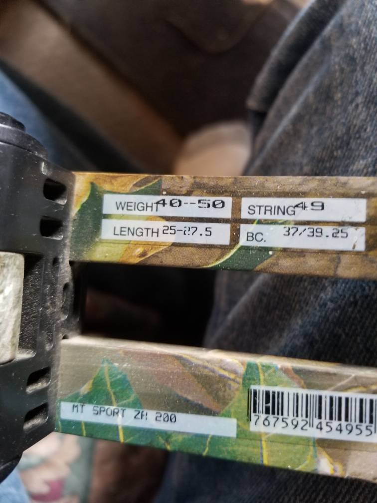 Hoyt My sport tune chart help | Archery Talk Forum