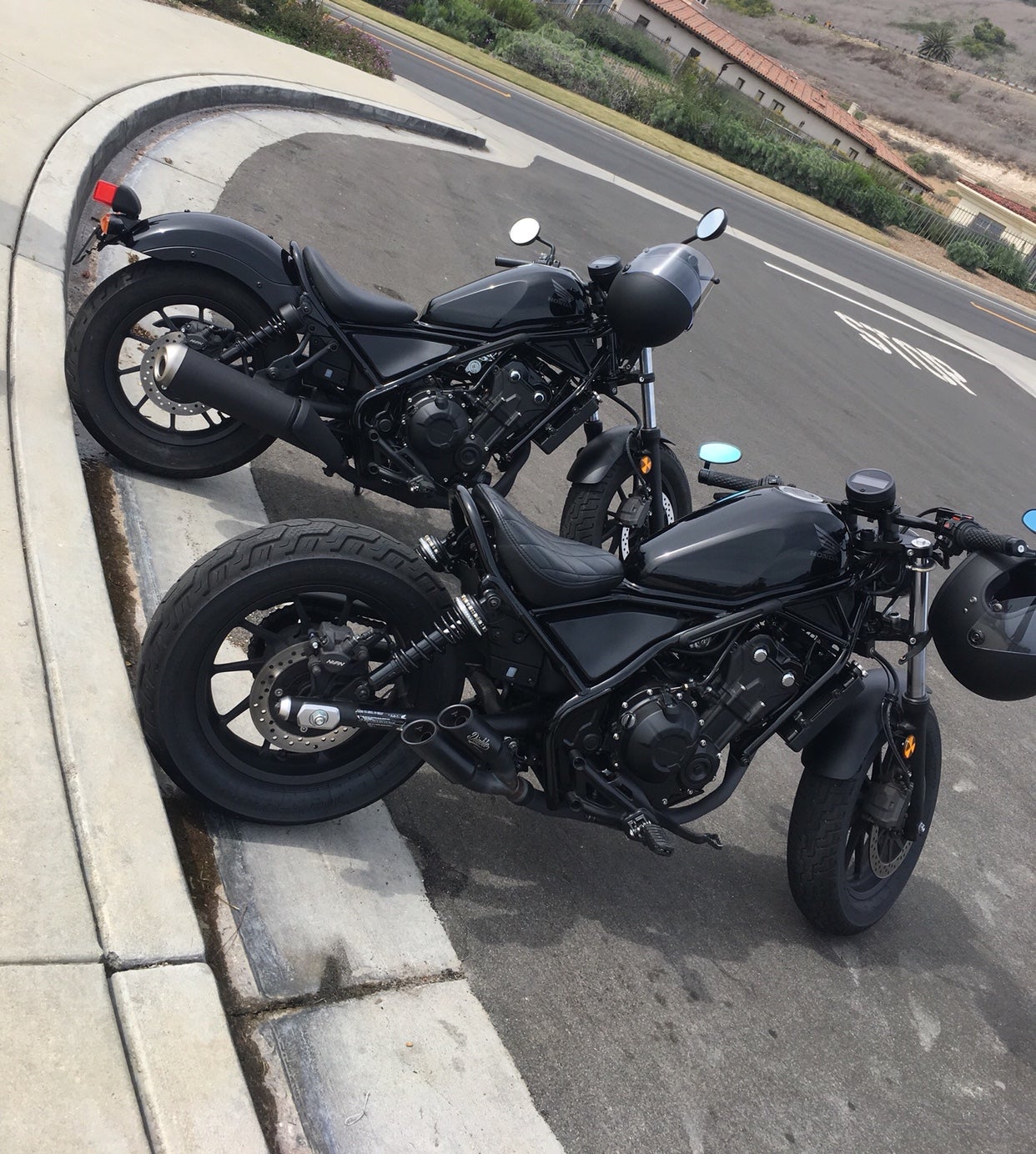 Dragbars or straight handlebars. | Honda Rebel 300, 500, & 1100 Forum