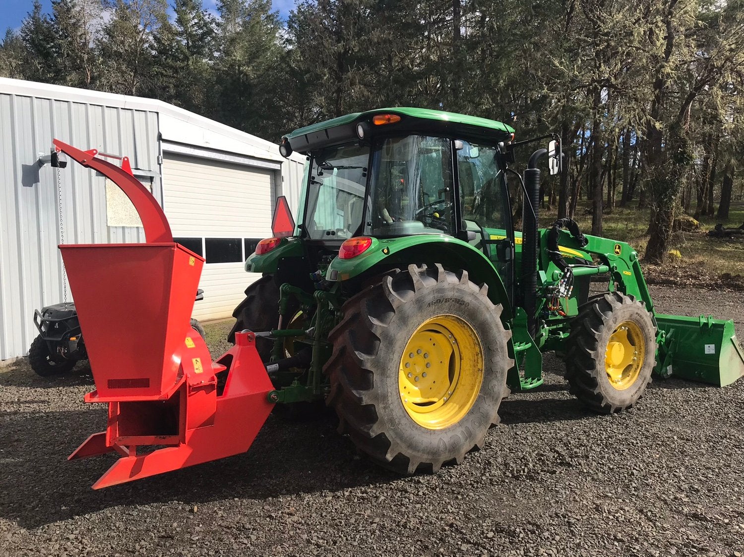 New 520M loader on 2018 5E 3 cylinder tractors. Is this normal | Green ...