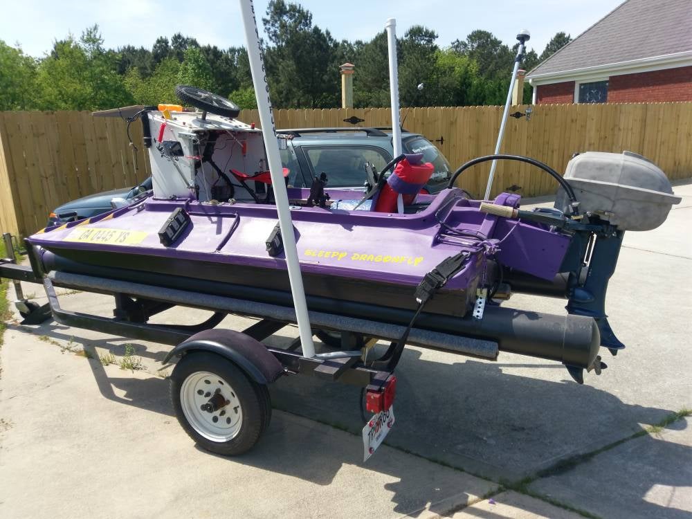 Beavertail Final Attack layout boat conversion to water jet | Duck ...