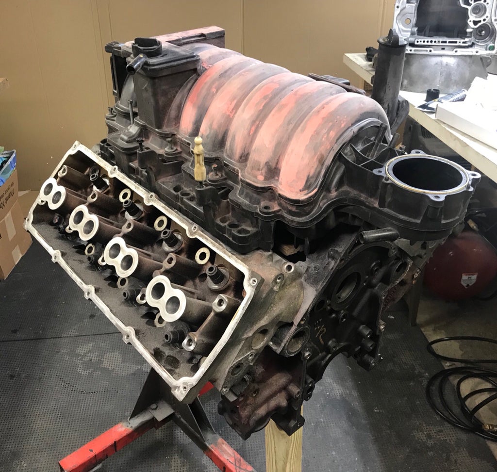 Car timing cover and 5.7 Hemi intake on truck | LX Forums Forum