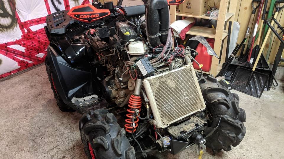 2018 570 Renegade XMR BRP Rad Relocate Kit | Can-Am ATV Forum