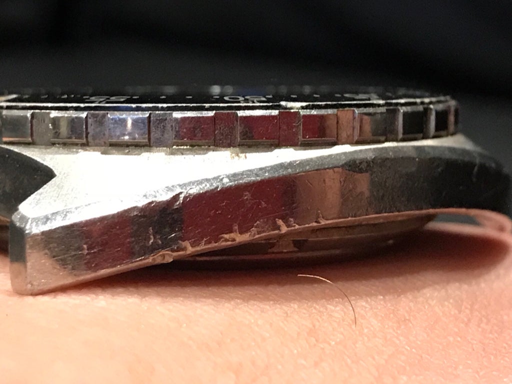Fixing a JLC case with deep scratch | WatchUSeek Watch Forums