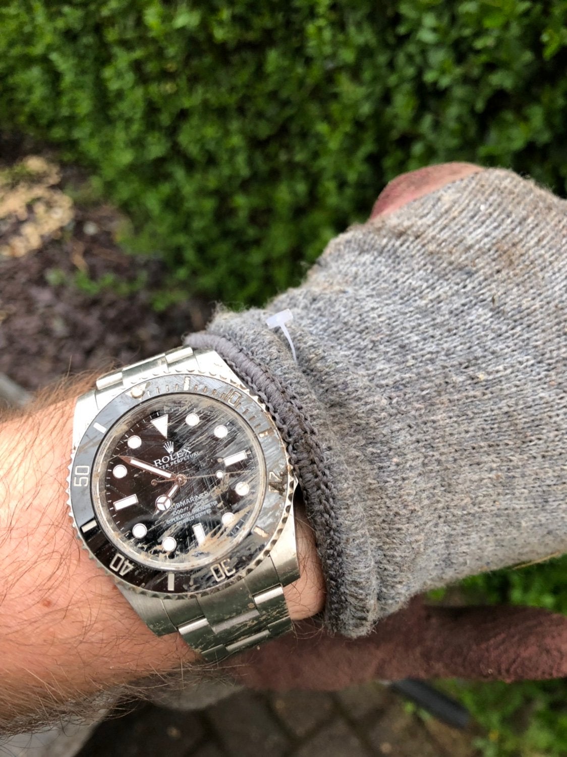 Small Dent in side of case rolex sub | WatchUSeek Watch Forums