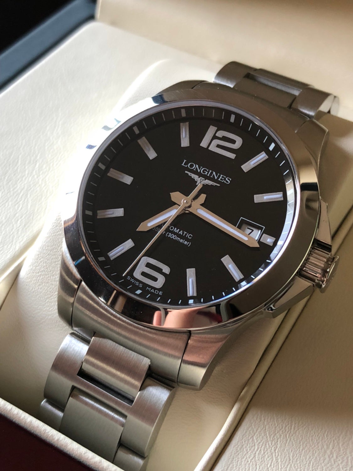 Longines Conquest 39mm Automatic Black | WatchUSeek Watch Forums