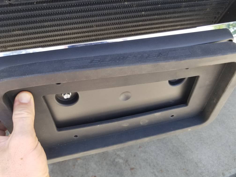 2500 front license plate bracket install | RAM 1500 Diesel Forum