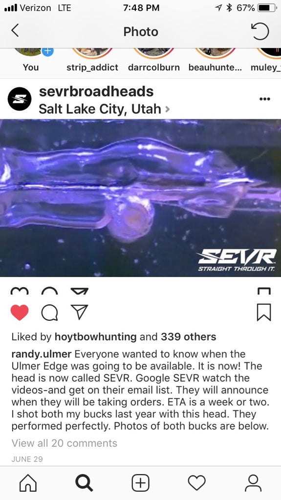 2018 Ulmer Edge??? | Archery Talk Forum
