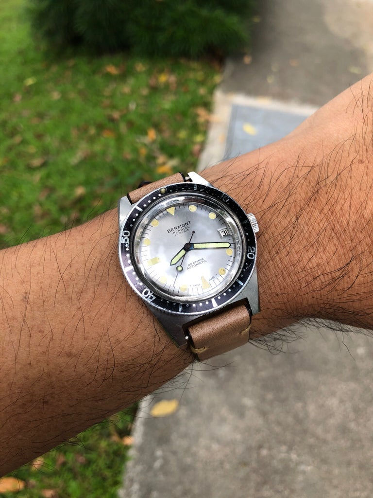 Bermont, Squale case with original crown, vintage diver | WatchUSeek ...