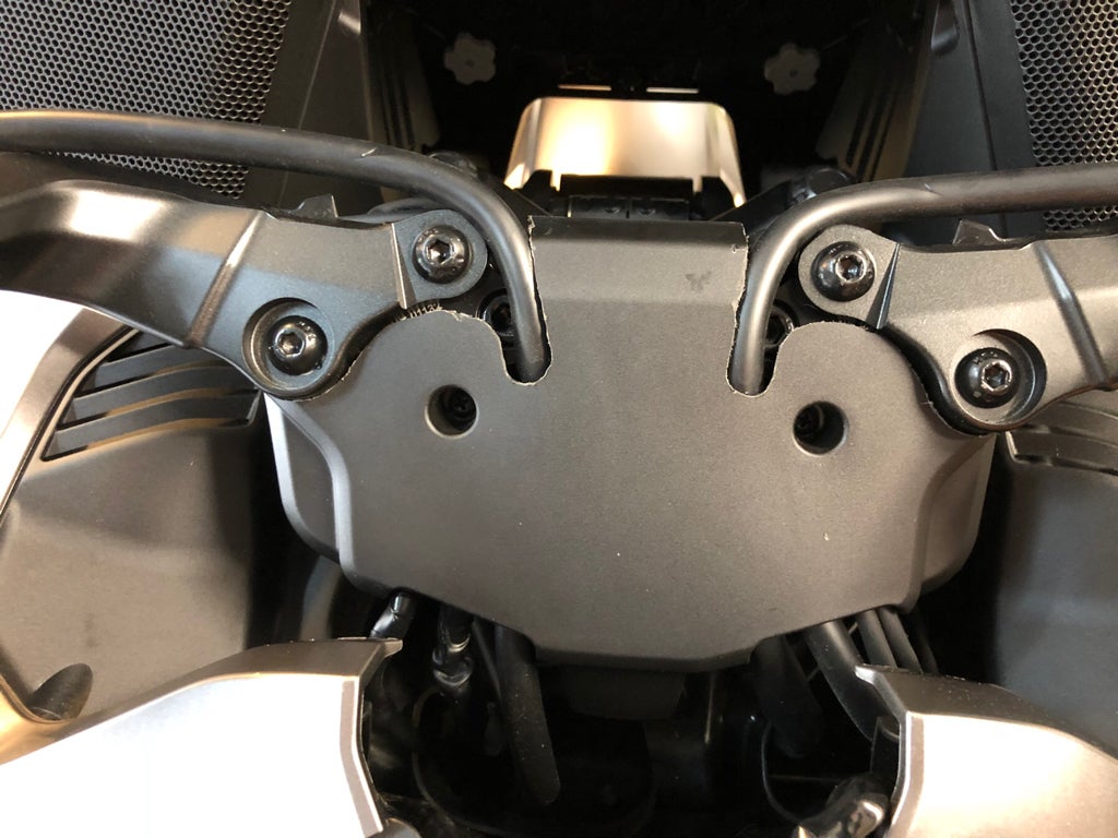 To all riders that have installed the Helibar Risers on the 2018 Wing ...