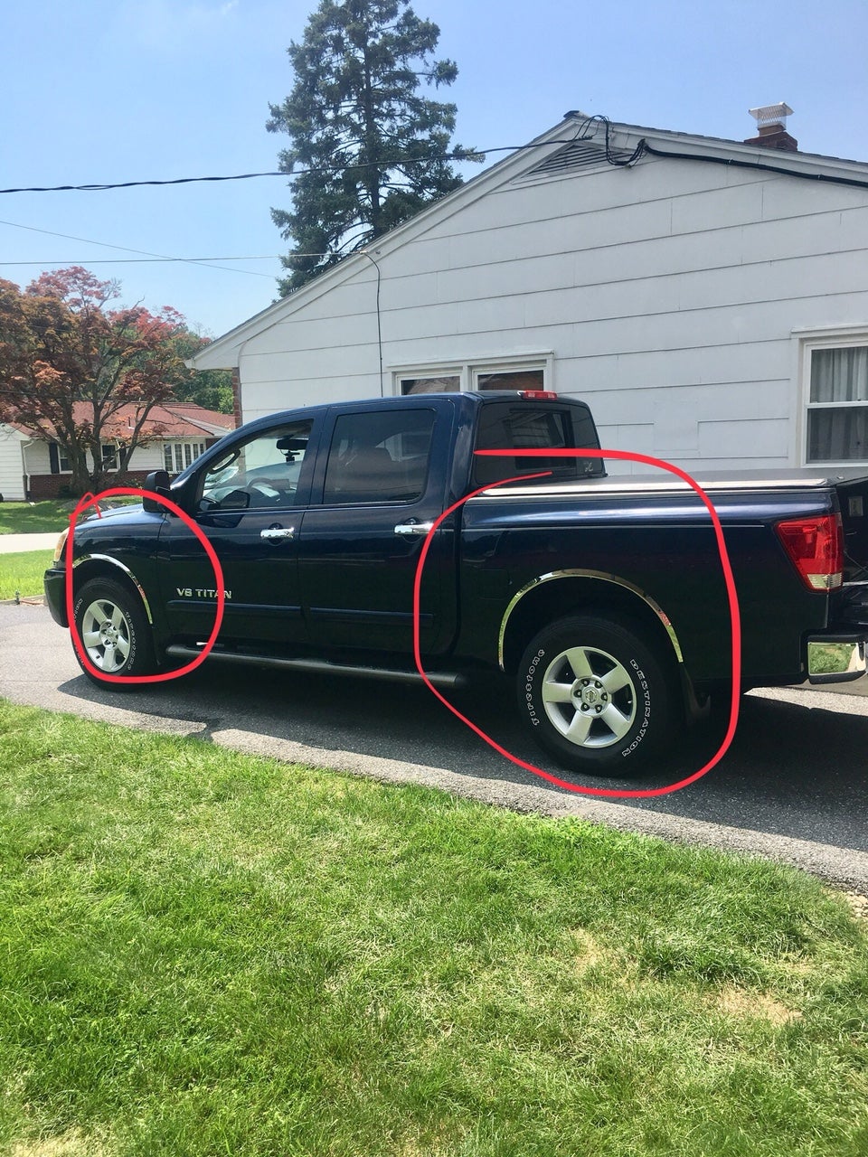 Fender rust added flares | Nissan Titan Forum