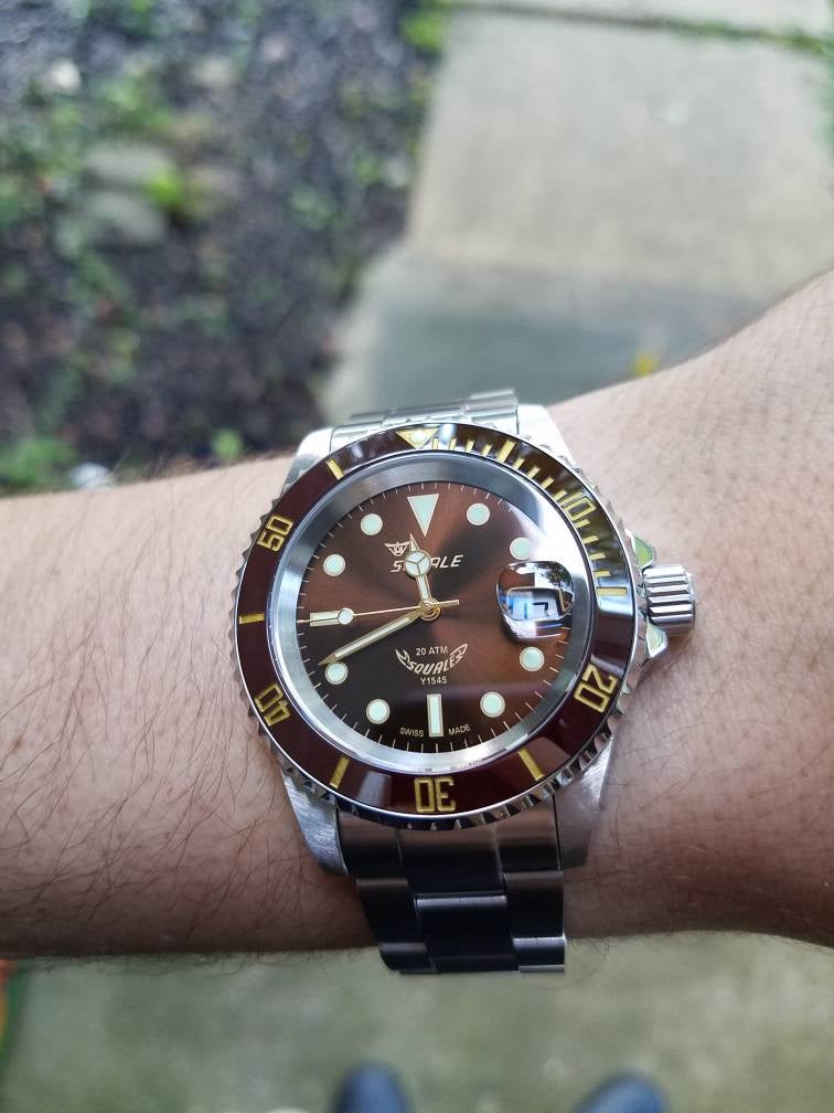 New Squale 20 Atmos Root Beer Ceramic | WatchUSeek Watch Forums