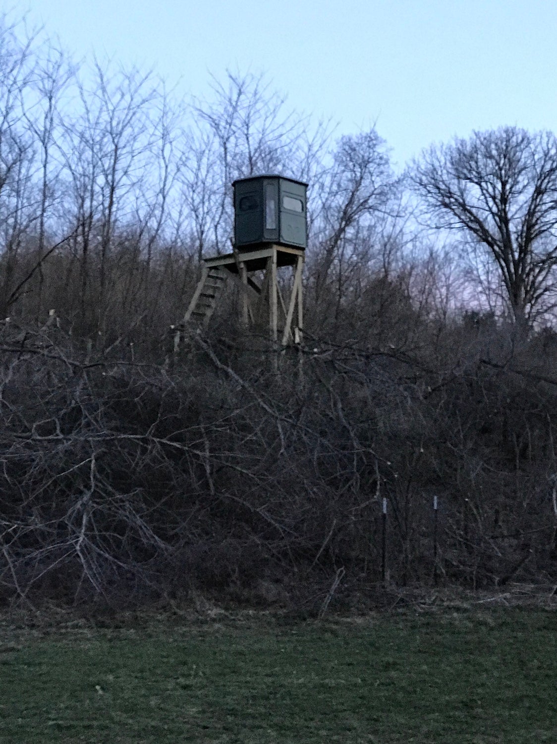 Steps/Stairs/Ladder to an elevated hunting blind? | Michigan Sportsman ...