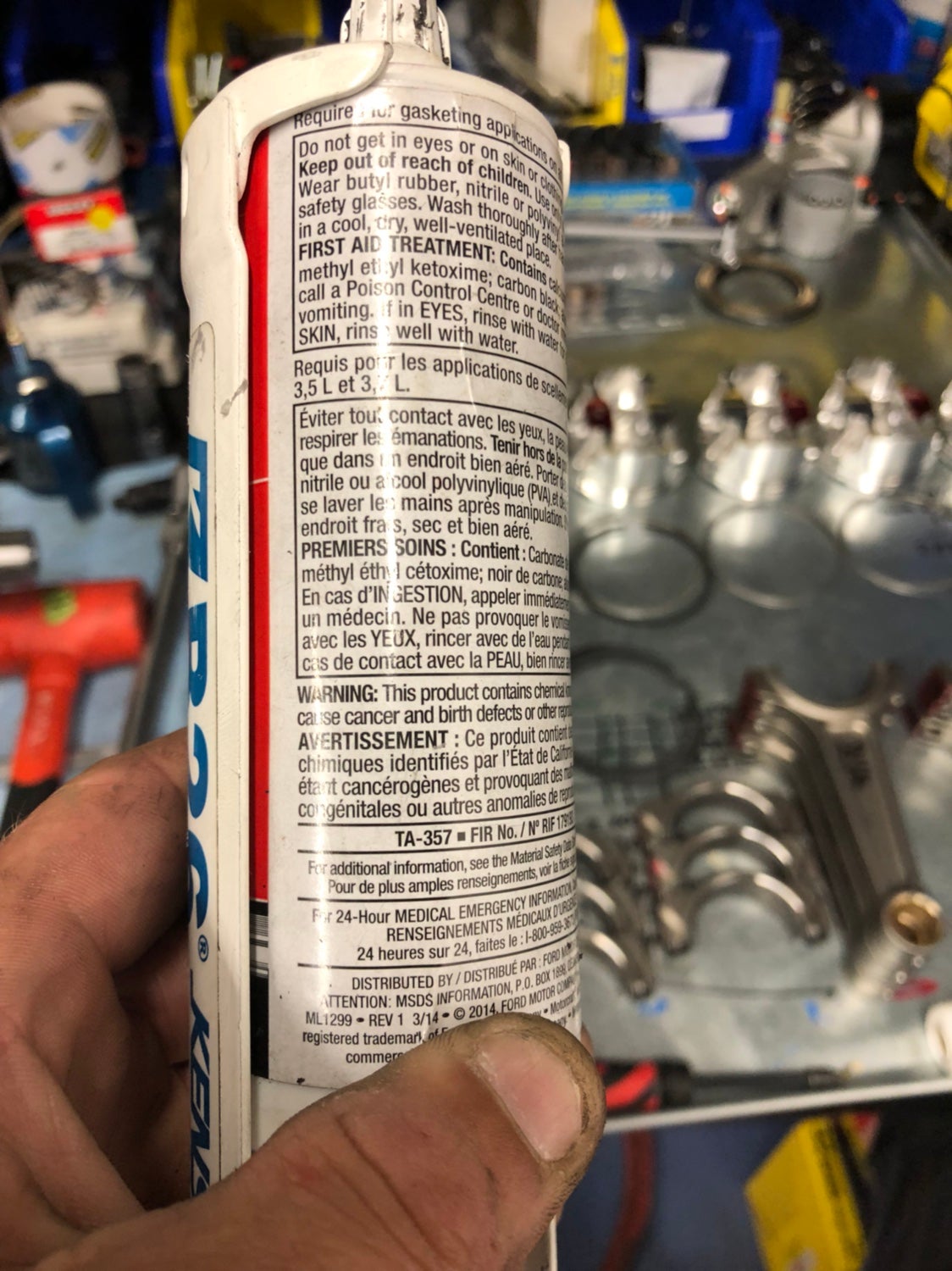 Motorcraft TA-357 Sealant or... | F150 Ecoboost Forum