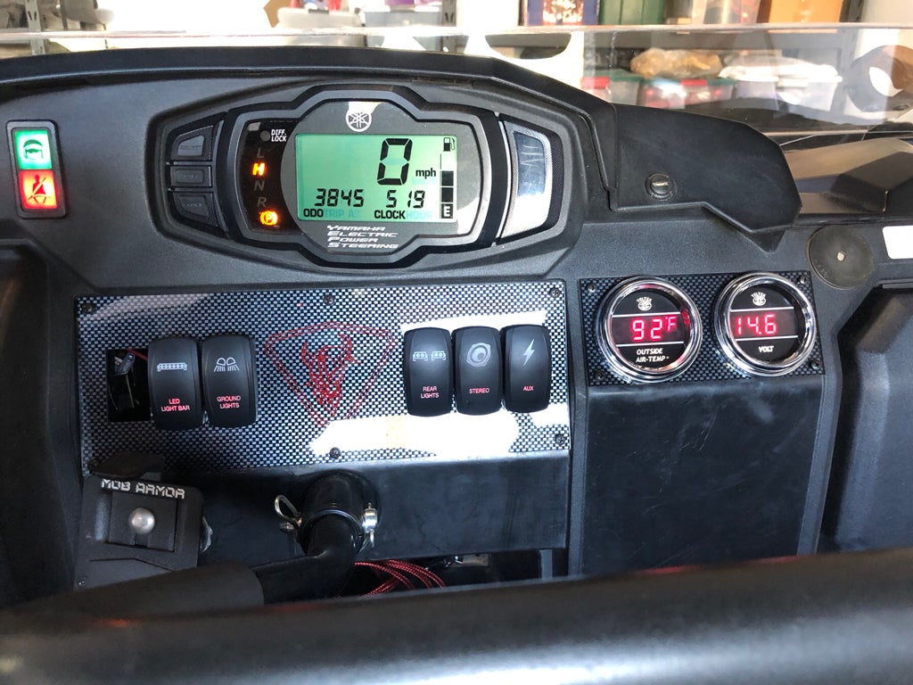Custom switch and gauge panels for your Viking | Yamaha Viking Forum
