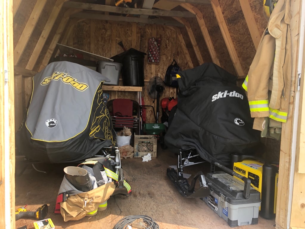 Summer storage in a shed | Ski-Doo Snowmobiles Forum