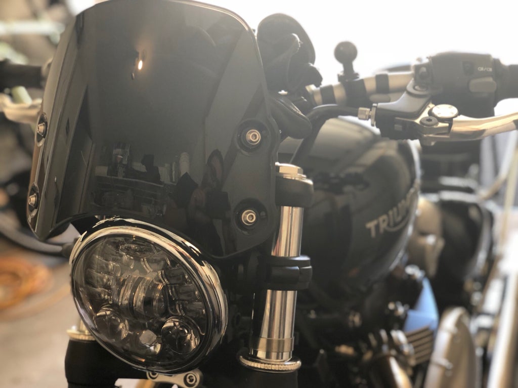 Bobber/Bobber Black Fly Screen | Triumph Bobber Forum
