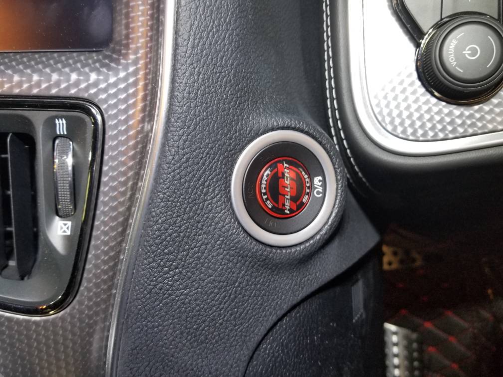 Changed up my start button | SRT Hellcat Forum