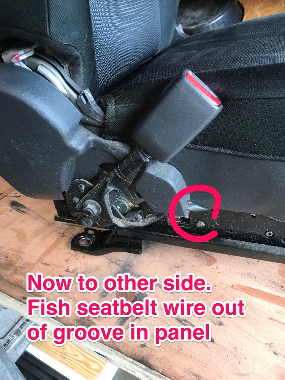 Front Seat mod / Gaining more room in back for sleep deck | Toyota FJ ...