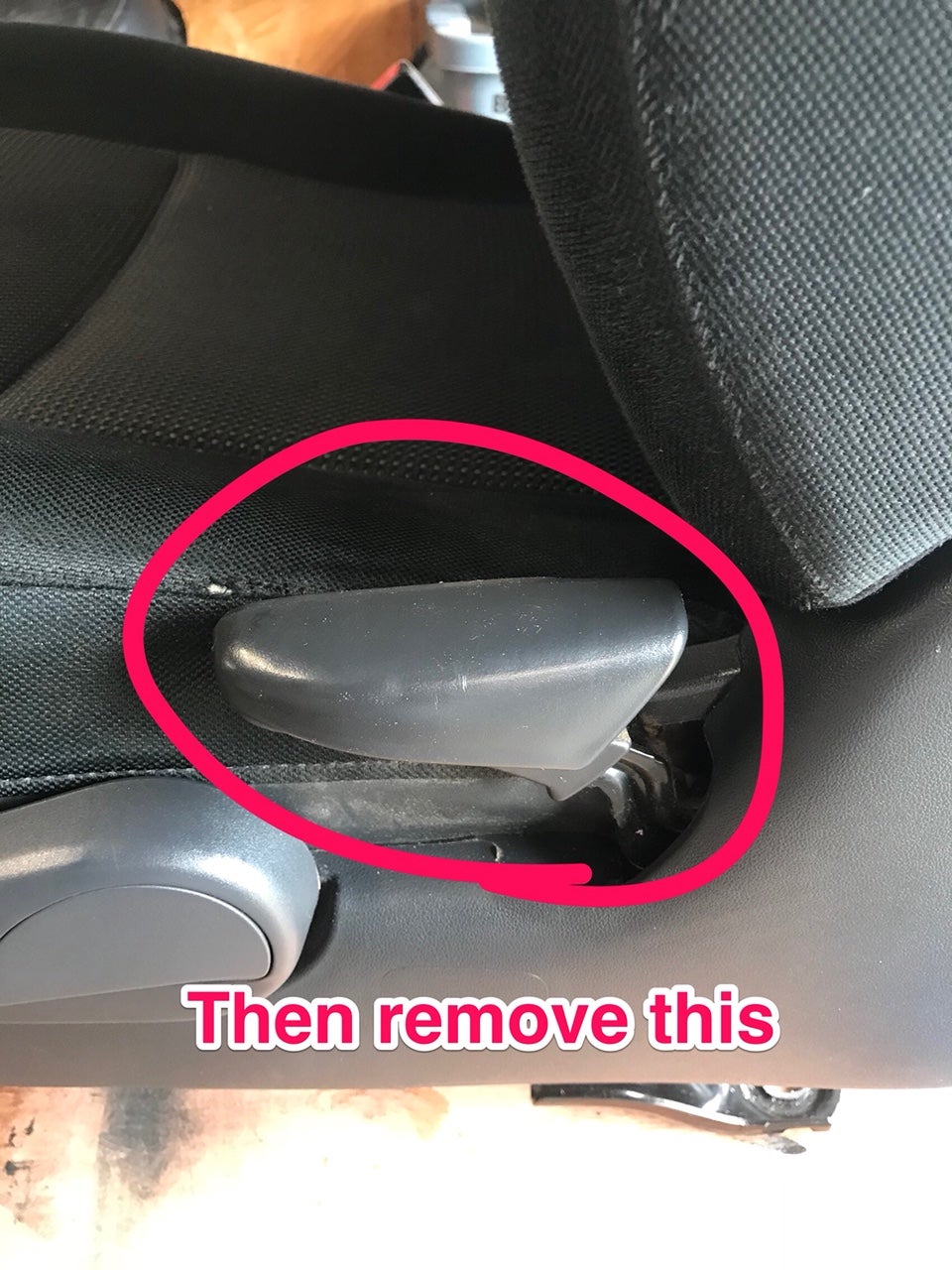 Front Seat mod / Gaining more room in back for sleep deck | Toyota FJ ...