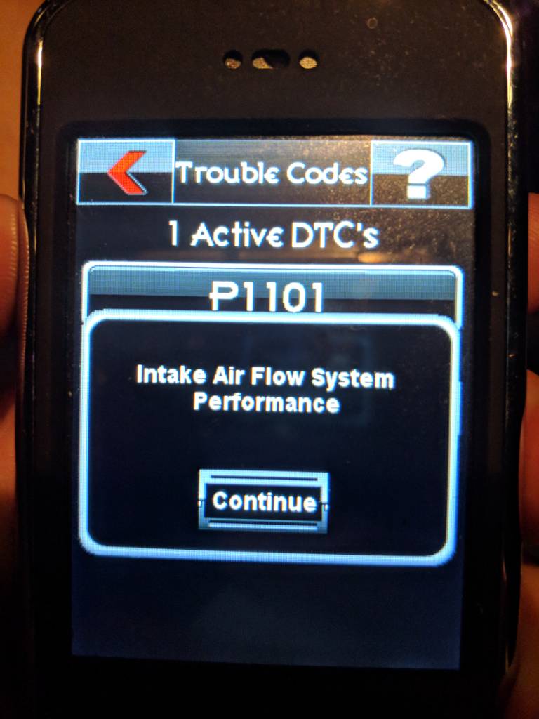 P1101 Code | Cadillac Owners Forum