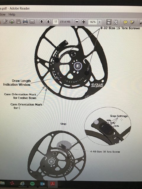 Evolve ECS draw stops | Archery Talk Forum