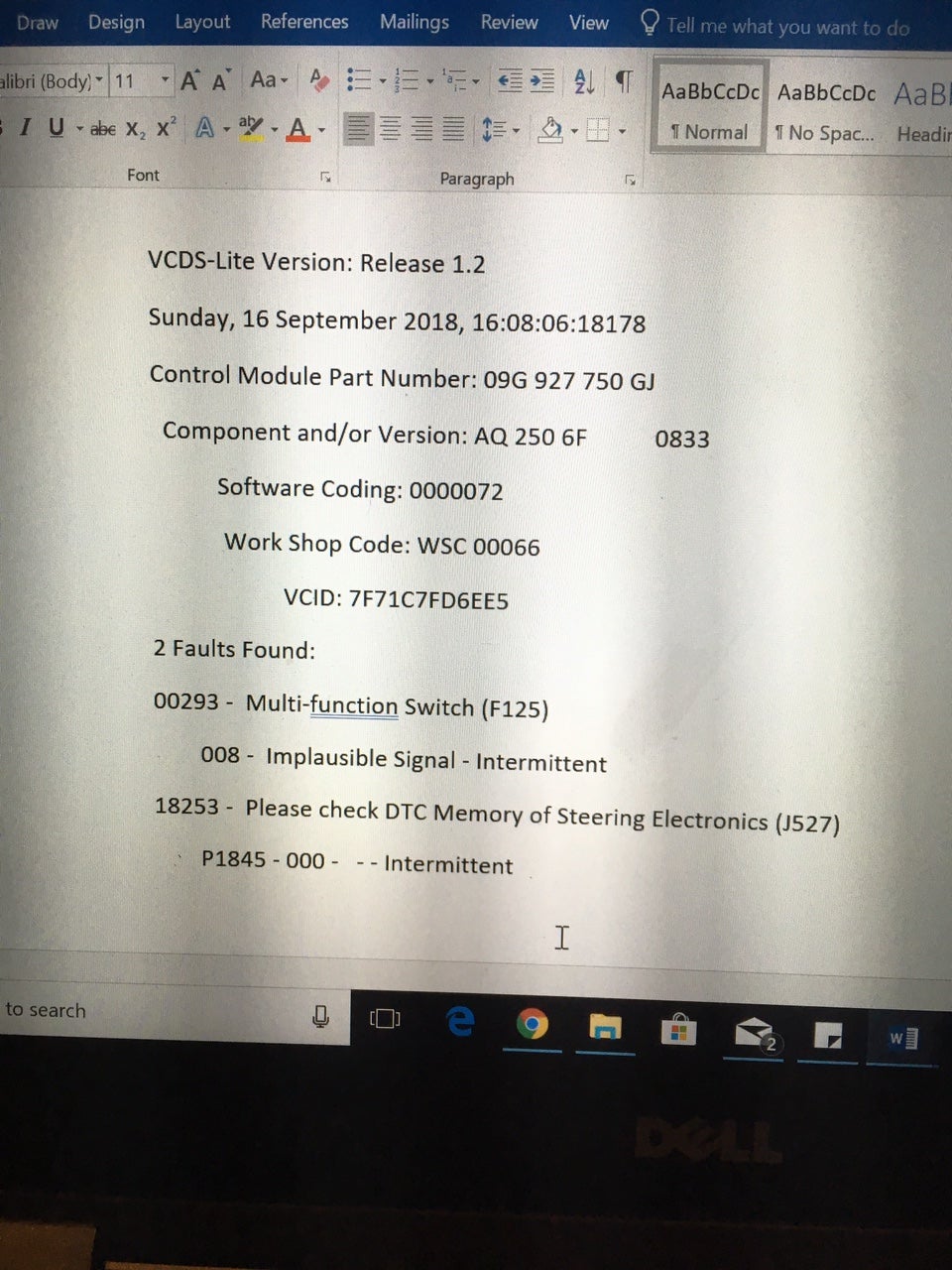 Mk4 TCM Error | VW Vortex - Volkswagen Forum