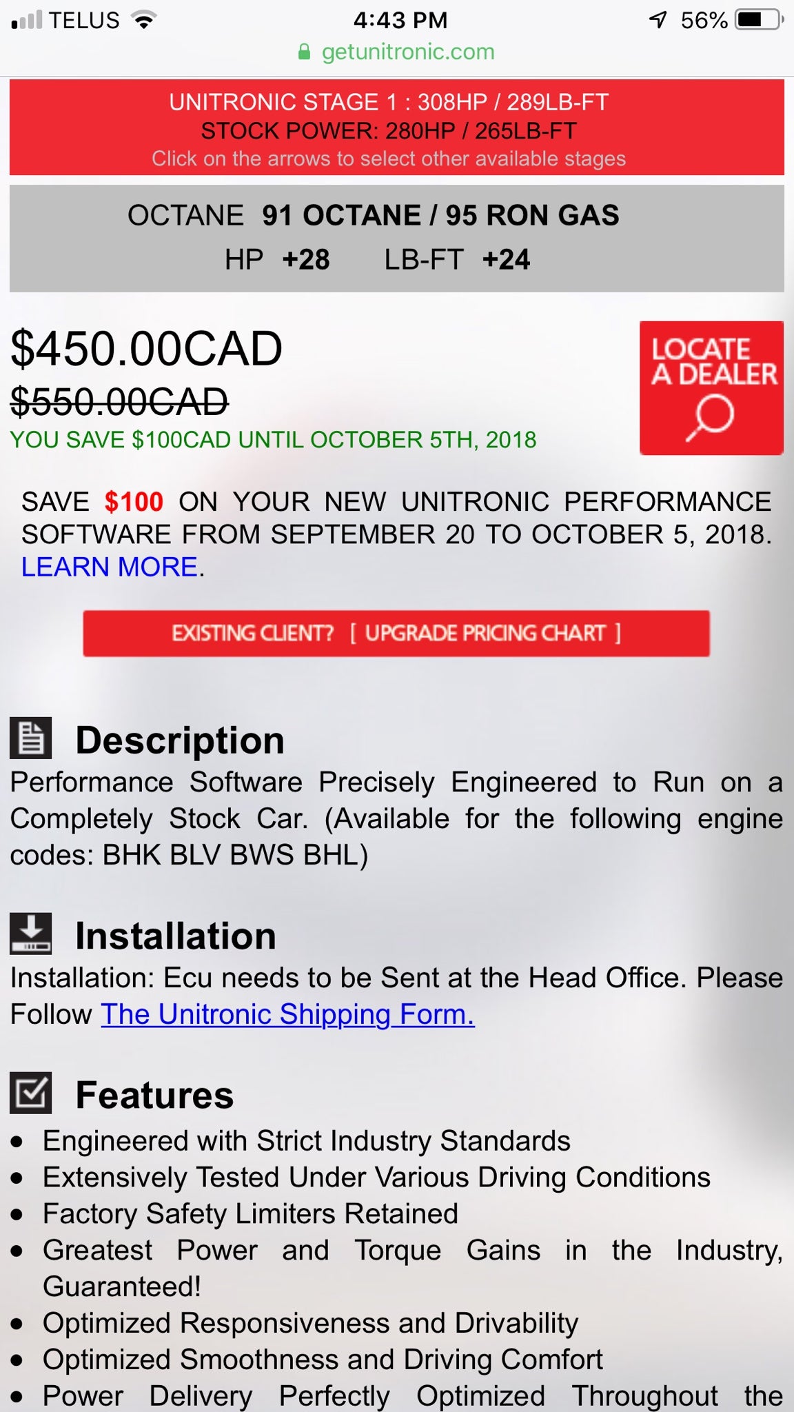 Passat 3.6 Unitronic chip tuning | Volkswagen Passat Forum