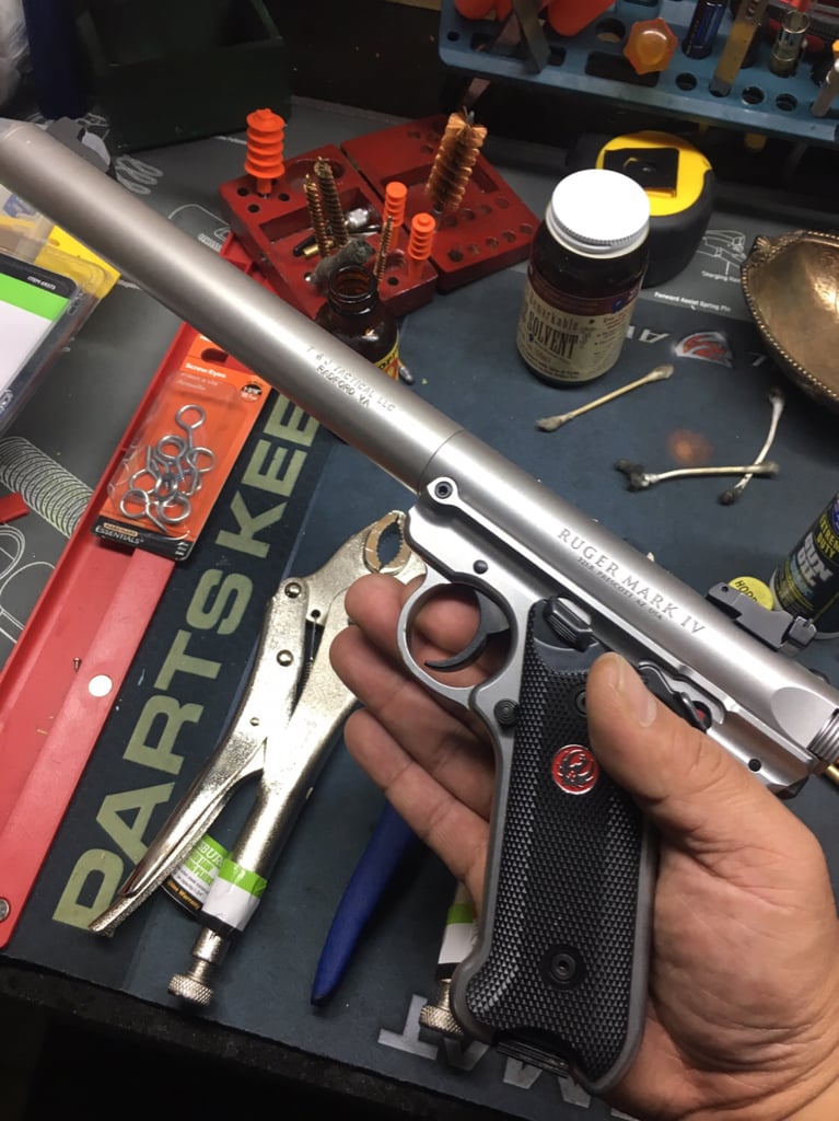 T&J Tactical Ruger Mark IV SS Target with integrated suppressor ...