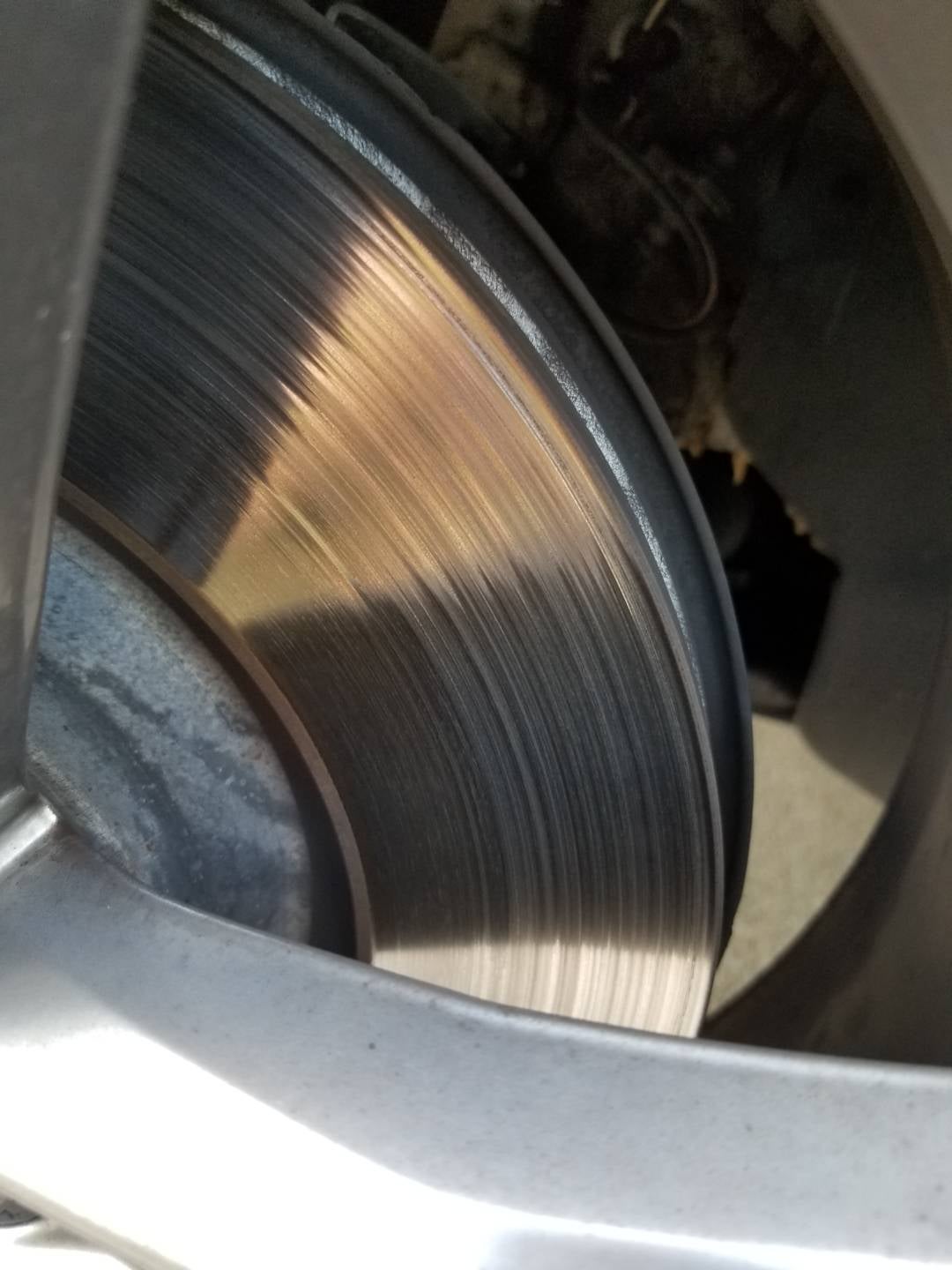 Scored brake disk | VW Vortex - Volkswagen Forum