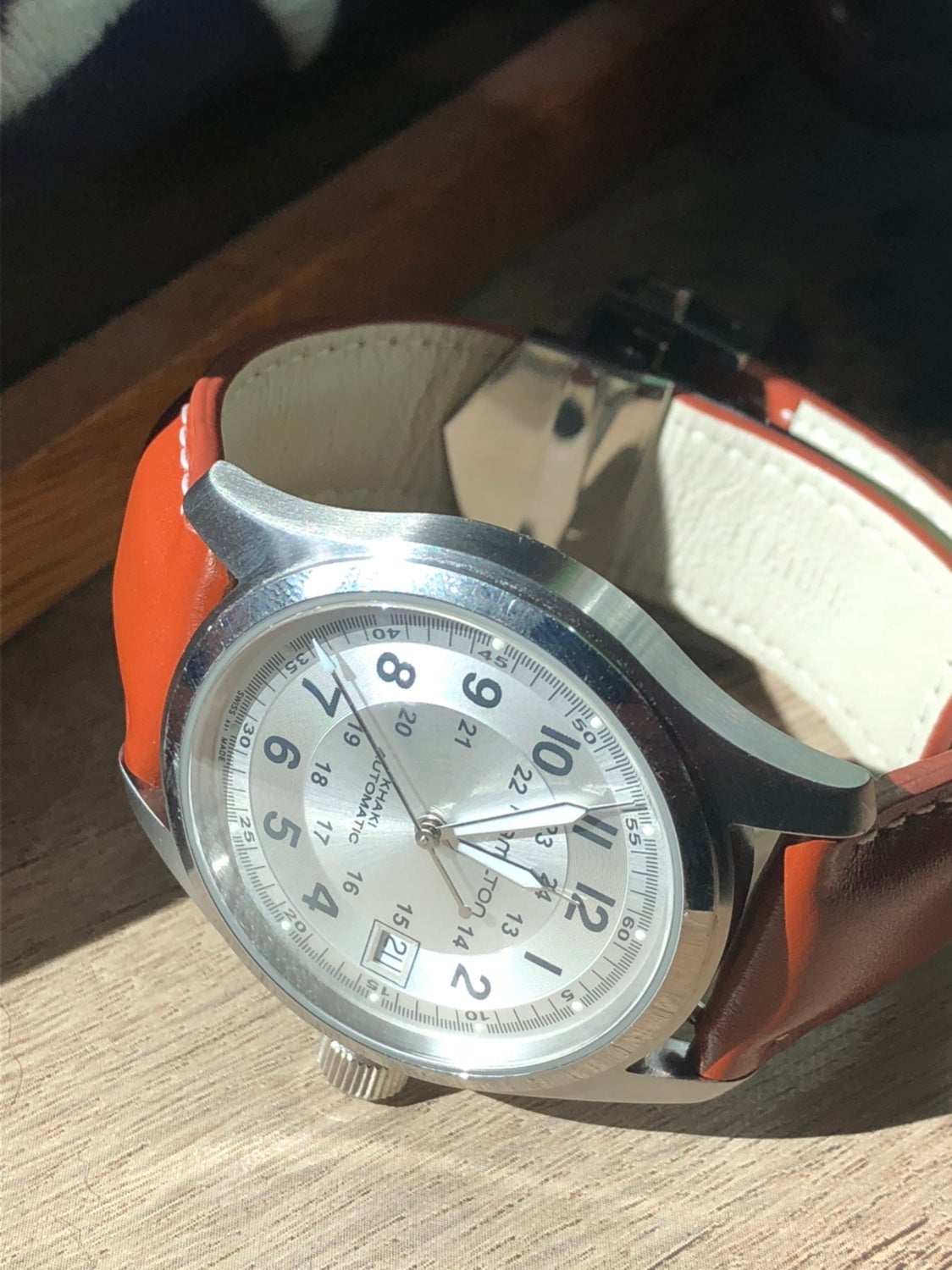 Hamilton Khaki Field Auto - Silver dial 38mm | WatchUSeek Watch Forums