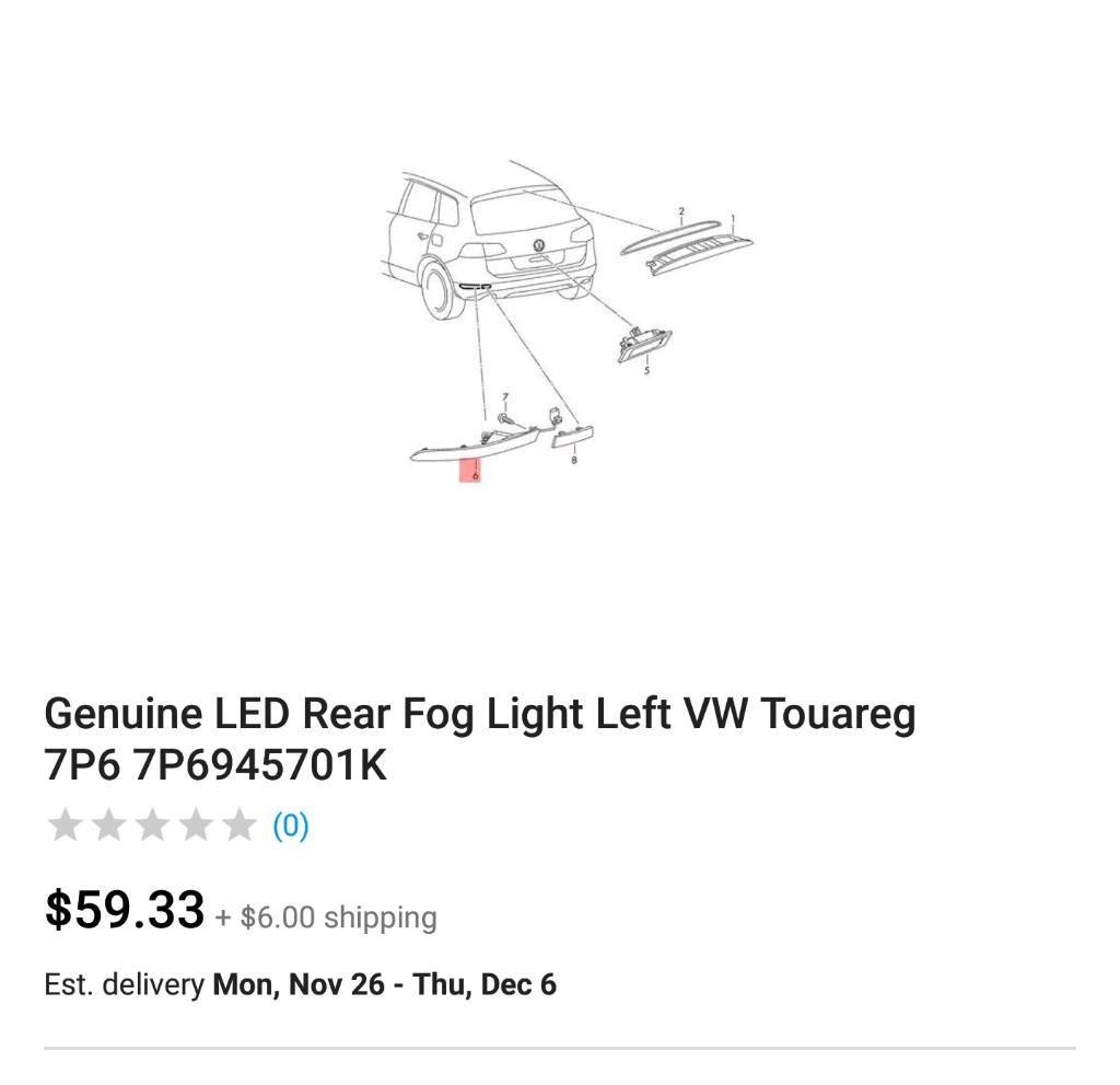 Rear Fog Lights revisited | Club Touareg Forum
