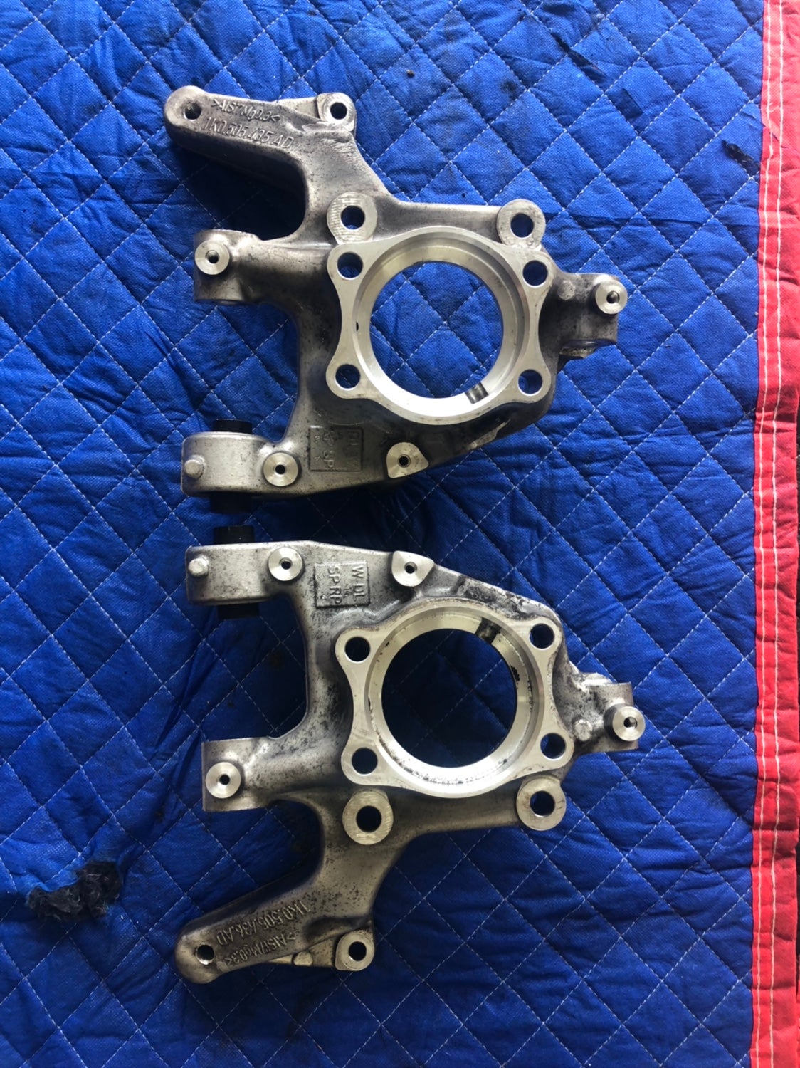 MK6 GOLF R rear aluminum spindles | VW Vortex - Volkswagen Forum