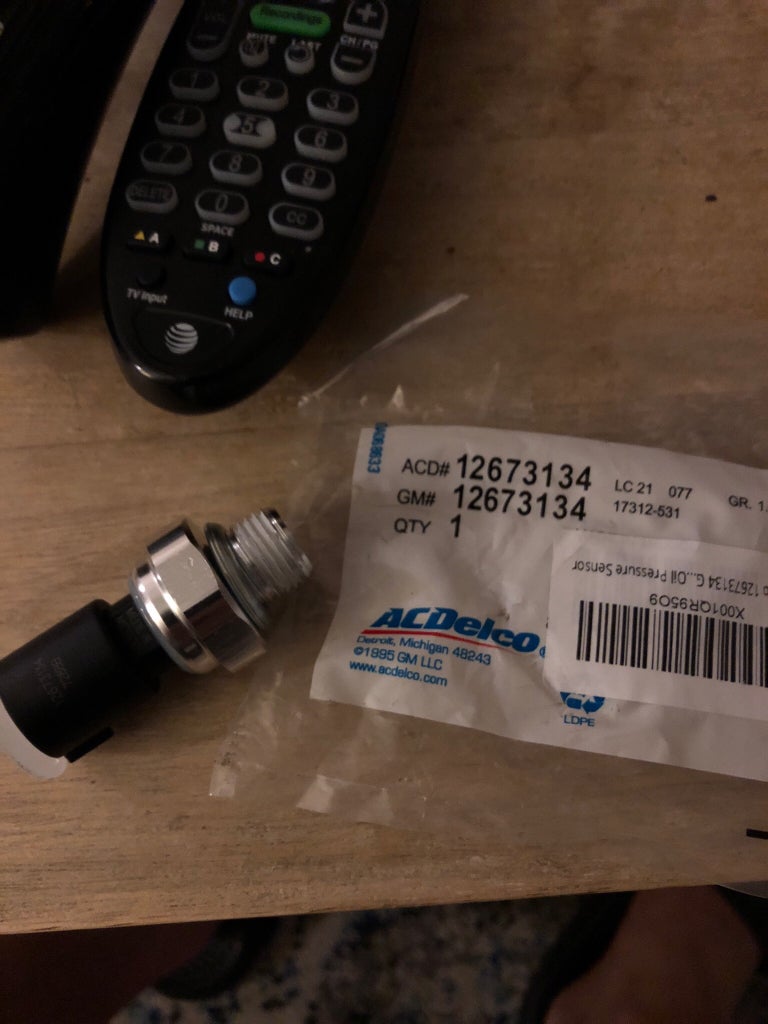 P0523 | Chevy SS Forum
