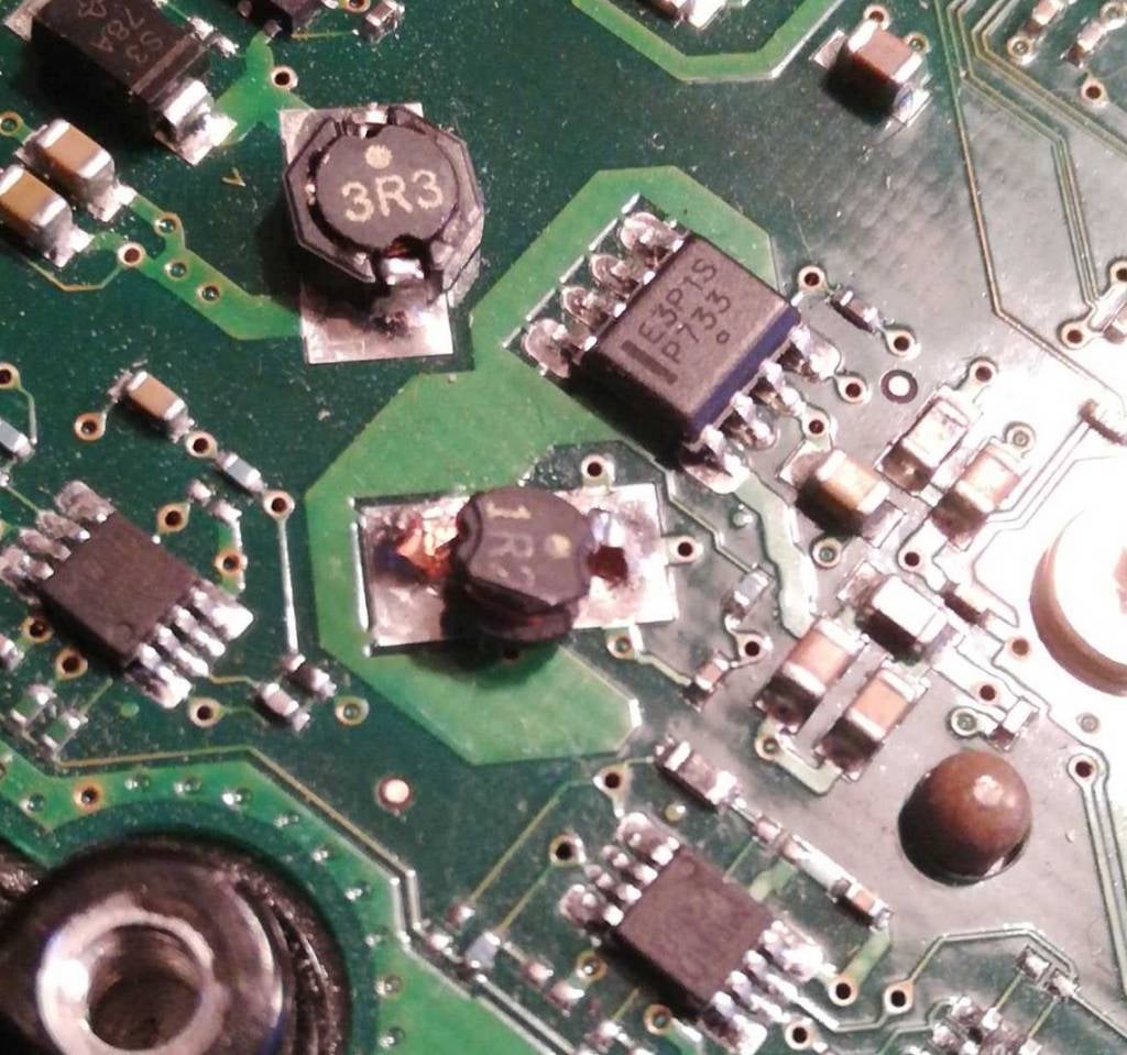 Broken inductor on hard drive PCB | Overclock.net