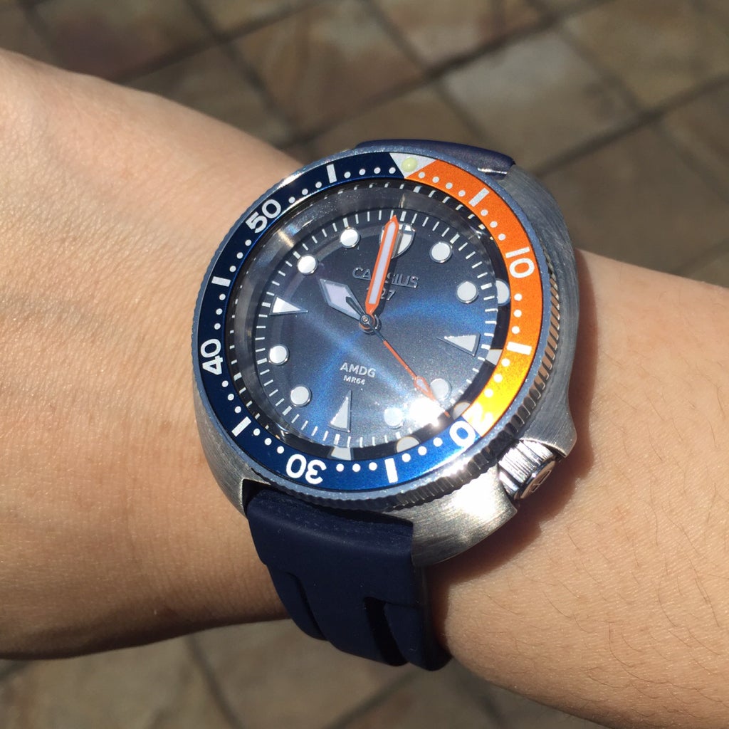 Show us your 6105 homages -- Here's my Bombfrog Steel Magna ...