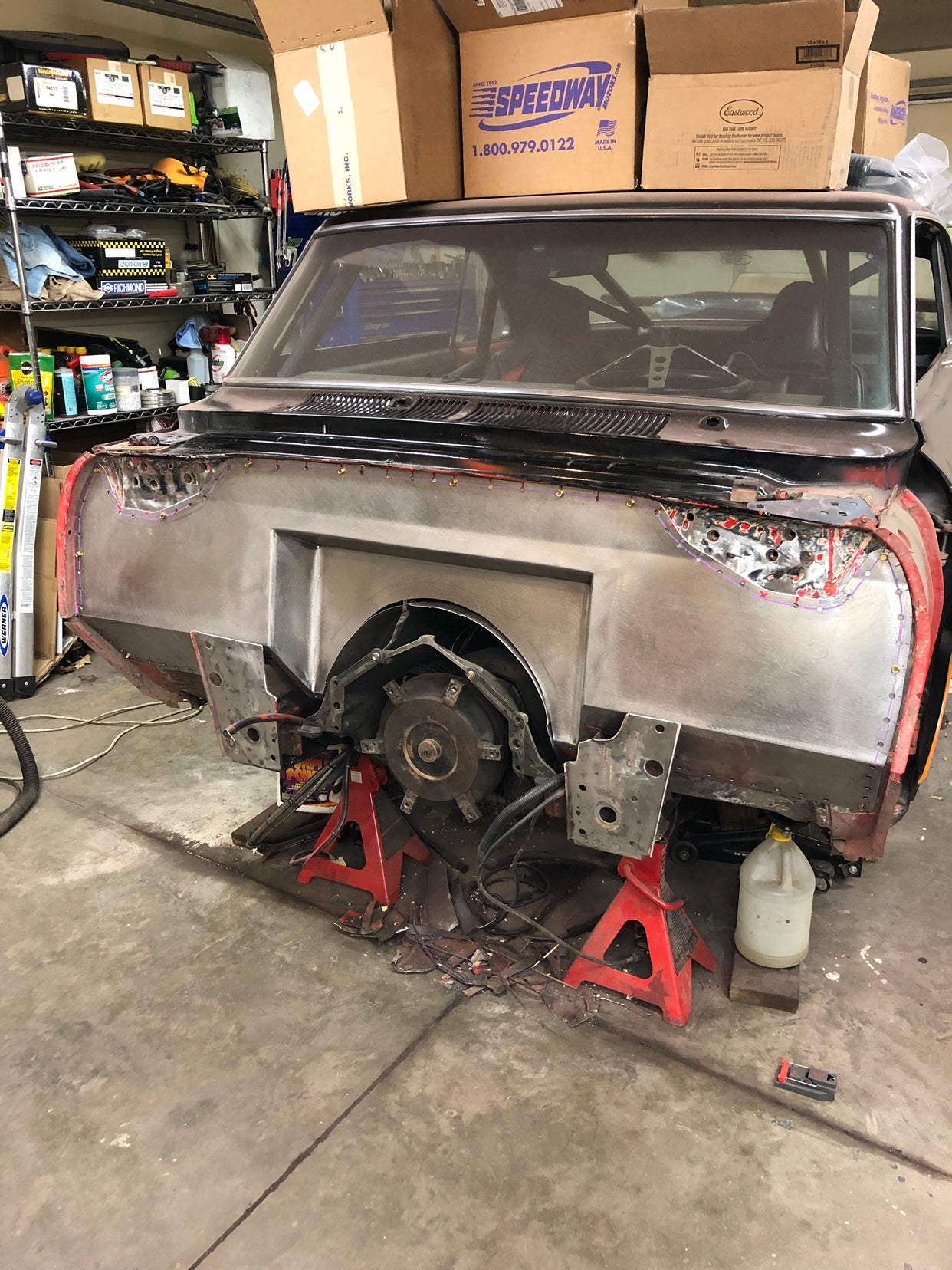 67 Chevy II Front Clip instal | Chevy Nova Forum