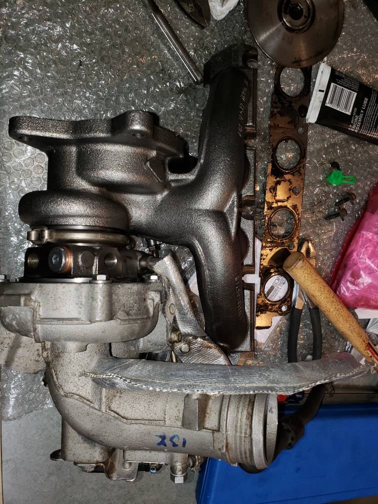 Turbocharger rebuild (stock K03) with upgraded bearings | VW Vortex ...